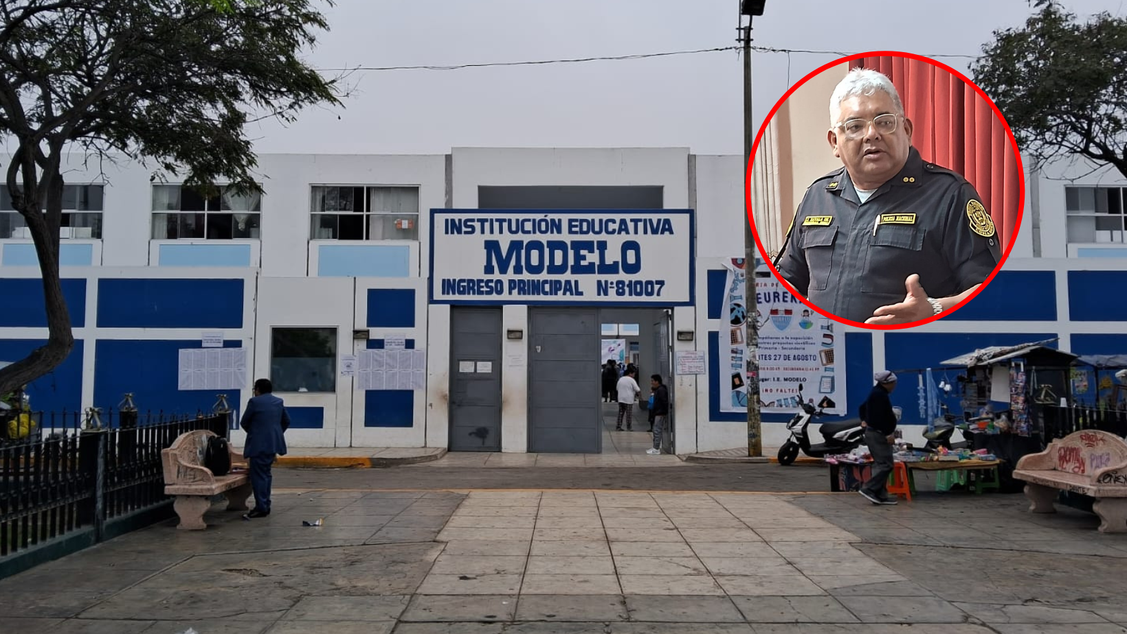 Trujillo: PNP dejó de resguardar al colegio Modelo - Noticias Trujillo